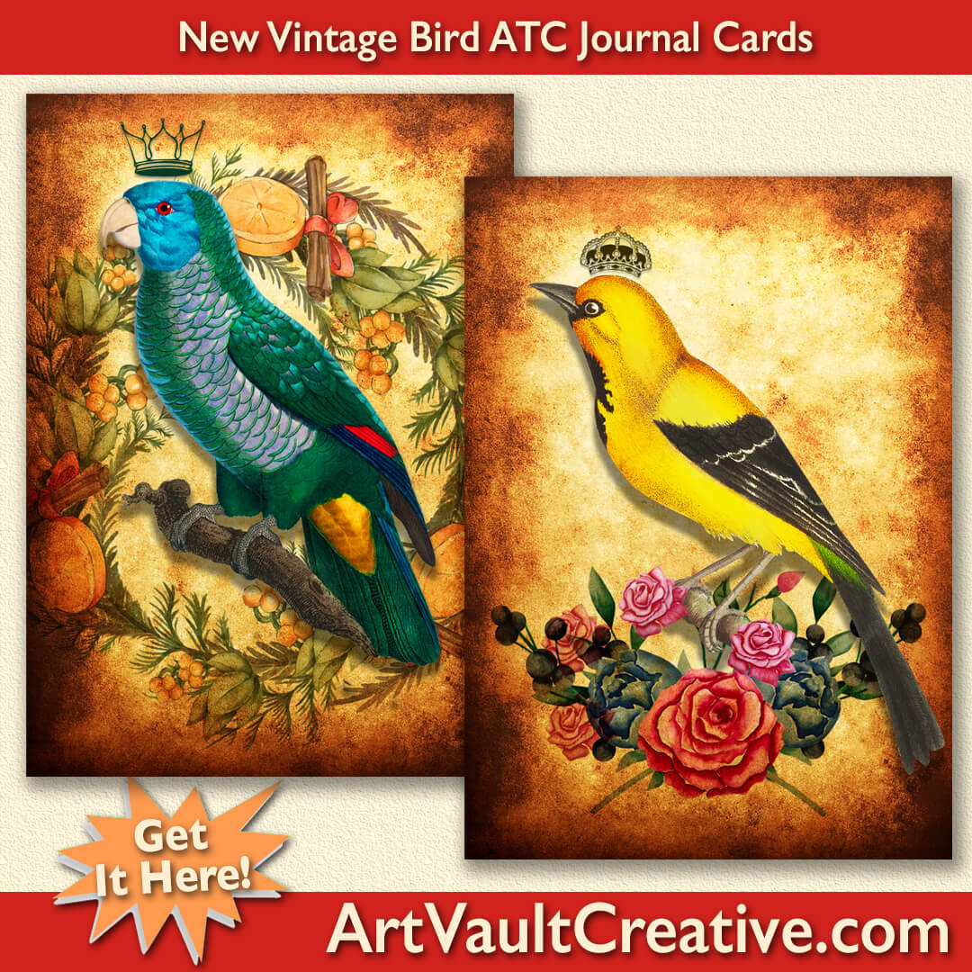 Introducing ATC Journal Cards - Art Vault Creative